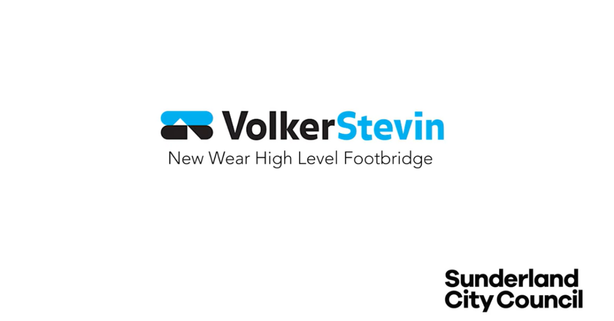 Progress video – New Wear high-level Footbridge | VolkerStevin