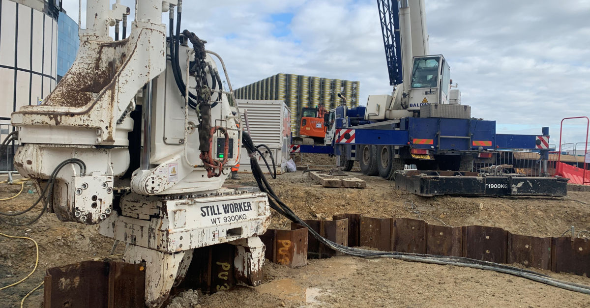 Project Atria | Silent Sheet Piling | VolkerGround Engineering