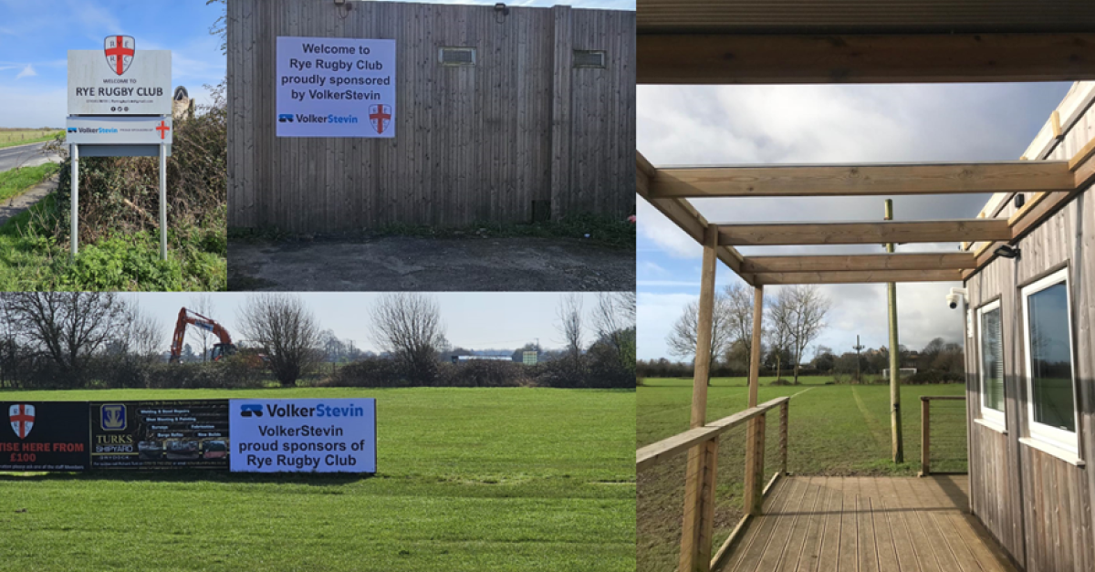 Rother Tidal Walls-East project sponsor Rye Rugby Club | VolkerStevin
