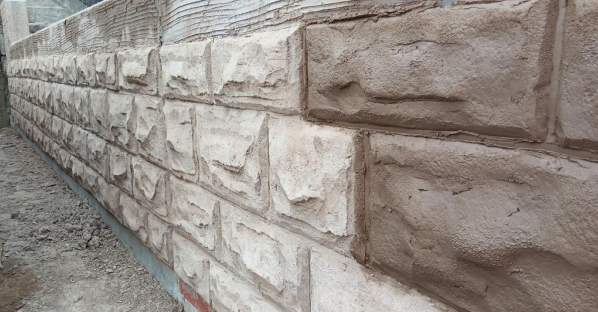 Concrete artist at our Preston and South Ribble Flood Risk Management ...