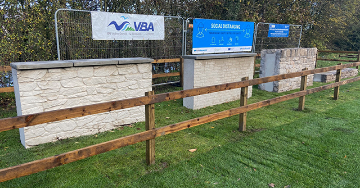 VBA has installed sample flood wall panels along the River Kent in ...