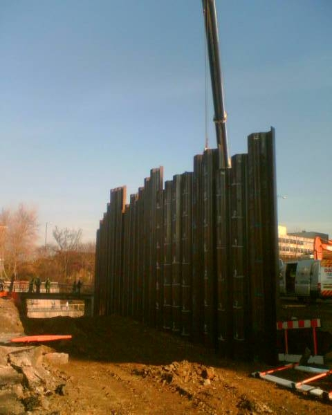 Sandyford Road Newcastle | Sheet Piling | VolkerGround Engineering